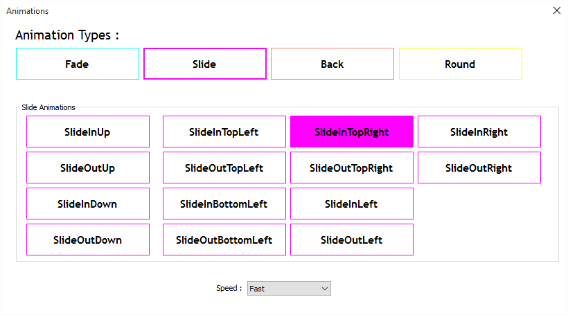 C sharp Forms Animations Library by belkharraf | CodeCanyon
